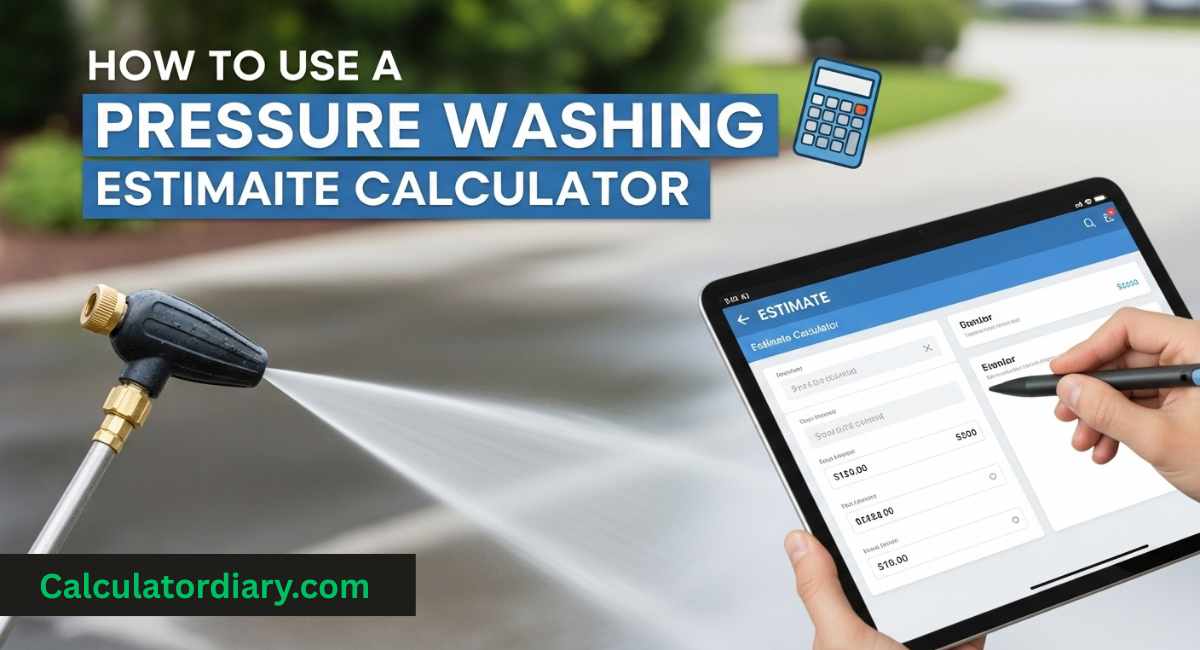 Free Pressure Washing Estimate Calculator | Unlock Accurate Pressure ...