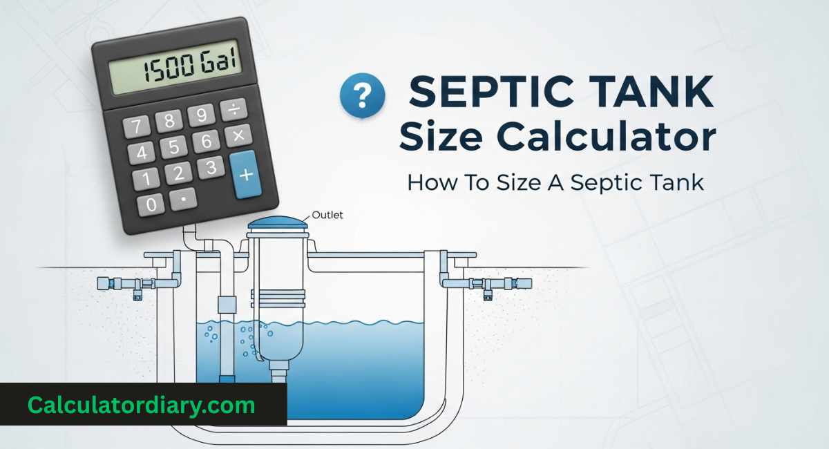 Septic Tank Size Calculator | How To Size A Septic Tank
